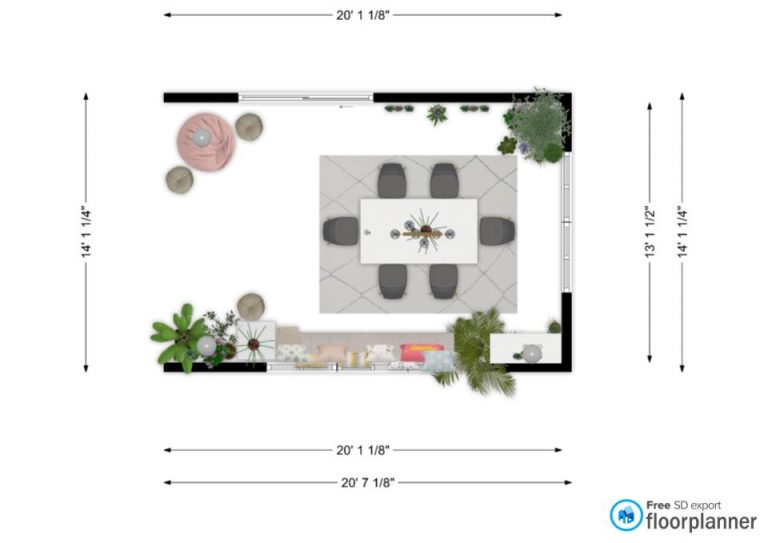 The ideal dining room size | Design Tips