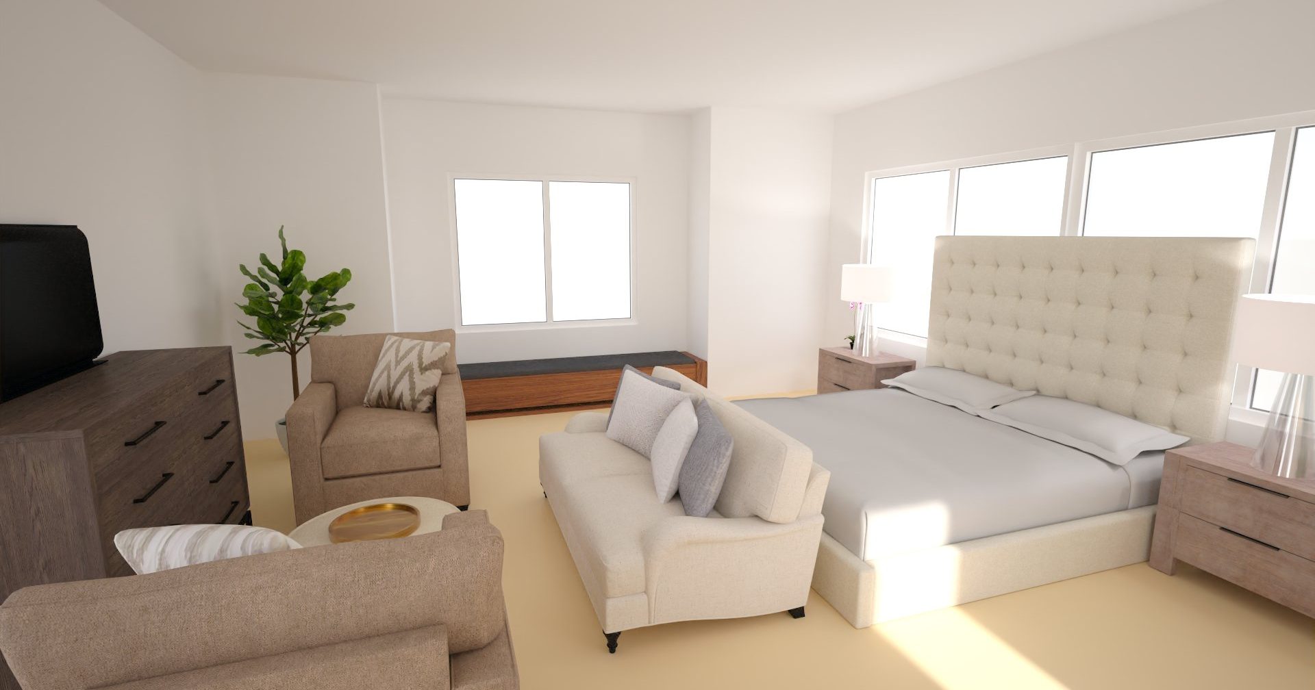 The size of a master bedroom | Design Tips