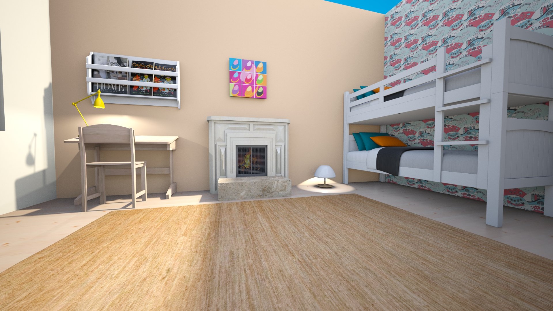 Dividing teenage girl’s rooms | Design Tips